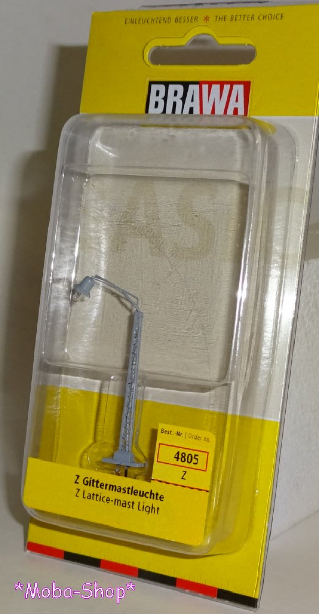 Brawa 4805 Z Gittermastleuchte 1 Ausleger - Moba-Shop