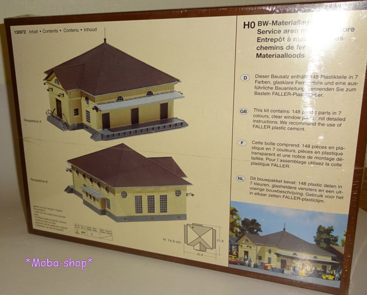 Faller 130972 H0 BW-Materiallager - Moba-Shop