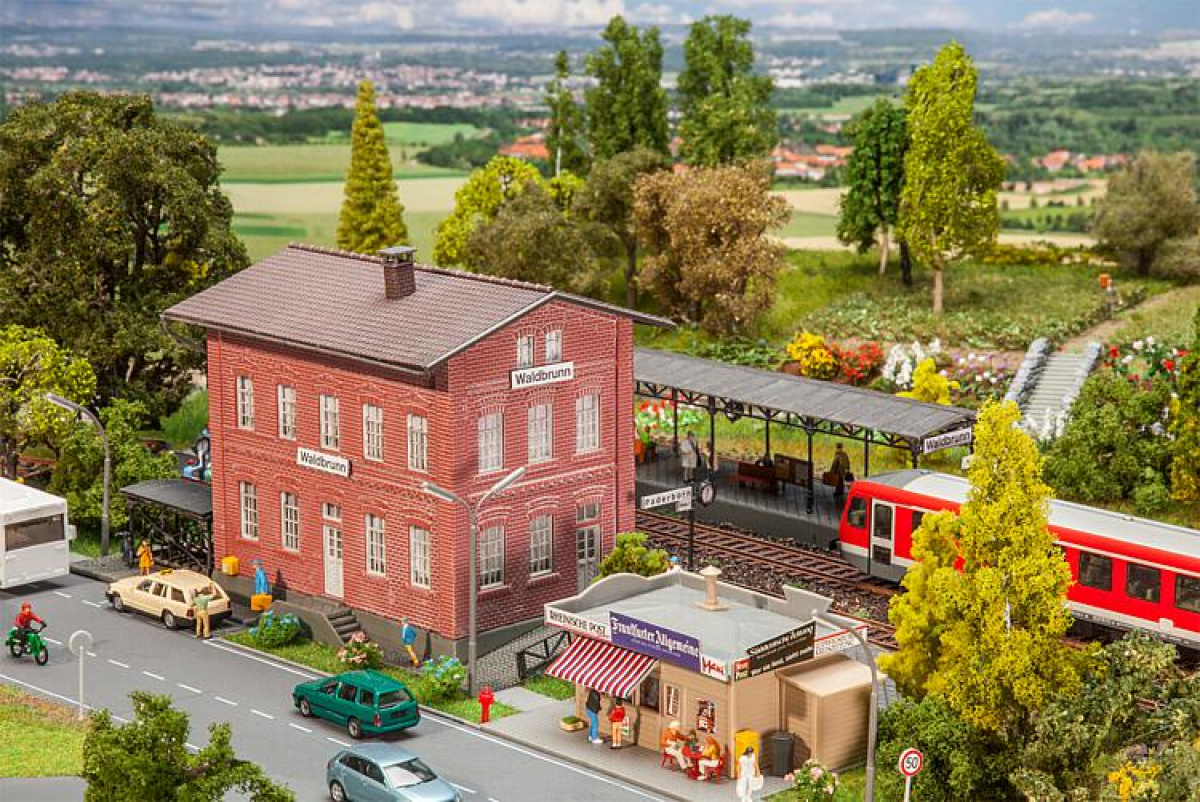 Faller 190295 H0 Bahnhof-Set Waldbrunn - Moba-Shop