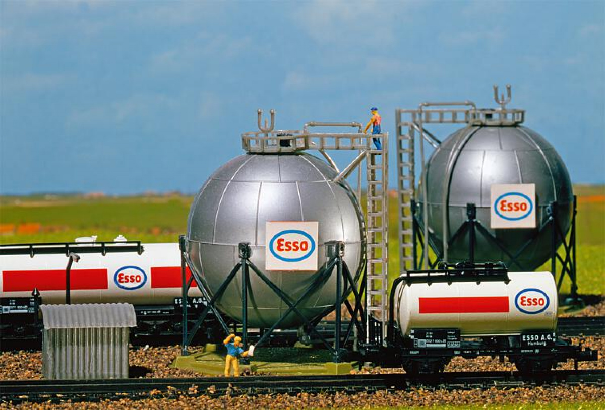 Faller 232509 N Gastbehälter »BP, ARAL, ESSO, SHELL« - Moba-Shop