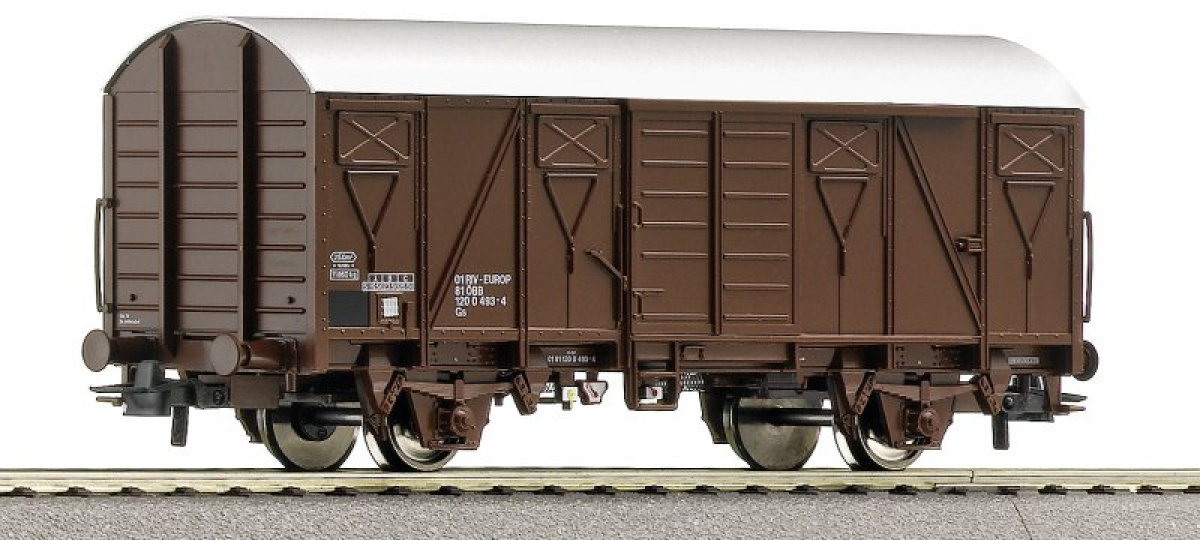 ROCO 66393 H0 Gedeckter Güterwagen ÖBB, Ep. IV - Moba-Shop